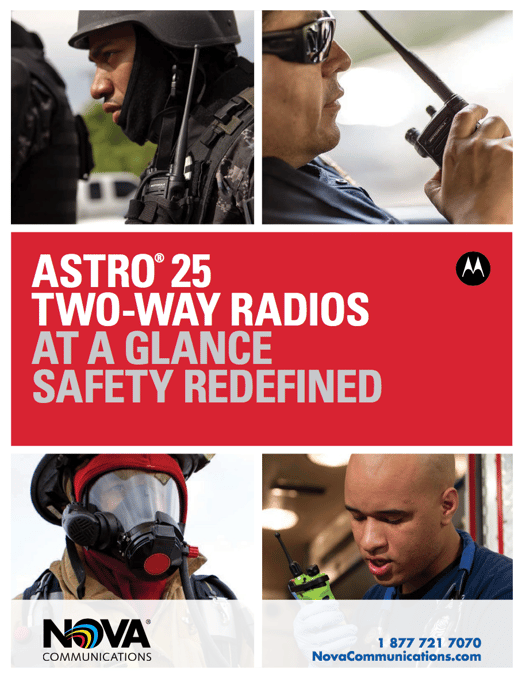 Astro 25 Two-Way Radios At A Glance Brochure